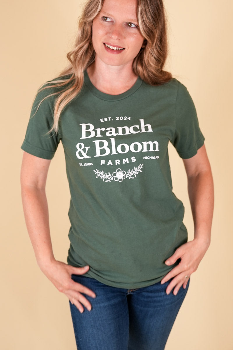 Branch and Bloom Farms Logo T-shirt | Branch and Bloom Farms