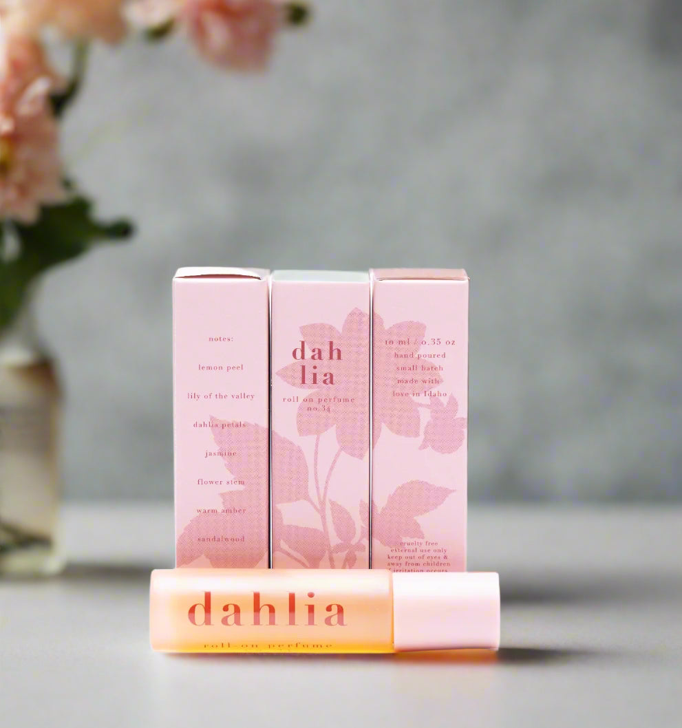 Ginger June Roll-On Perfume: No. 34 Dahlia | Branch and Bloom Farms